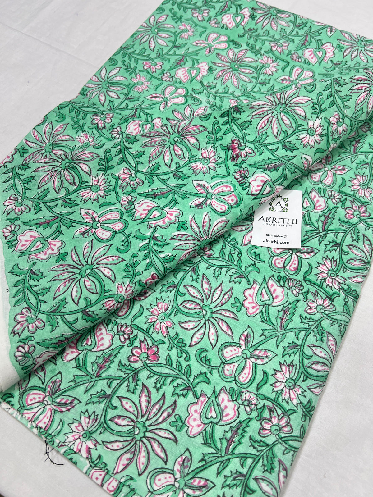 Buy pure cotton fabrics online | Plain cotton and printed cotton fabric ...