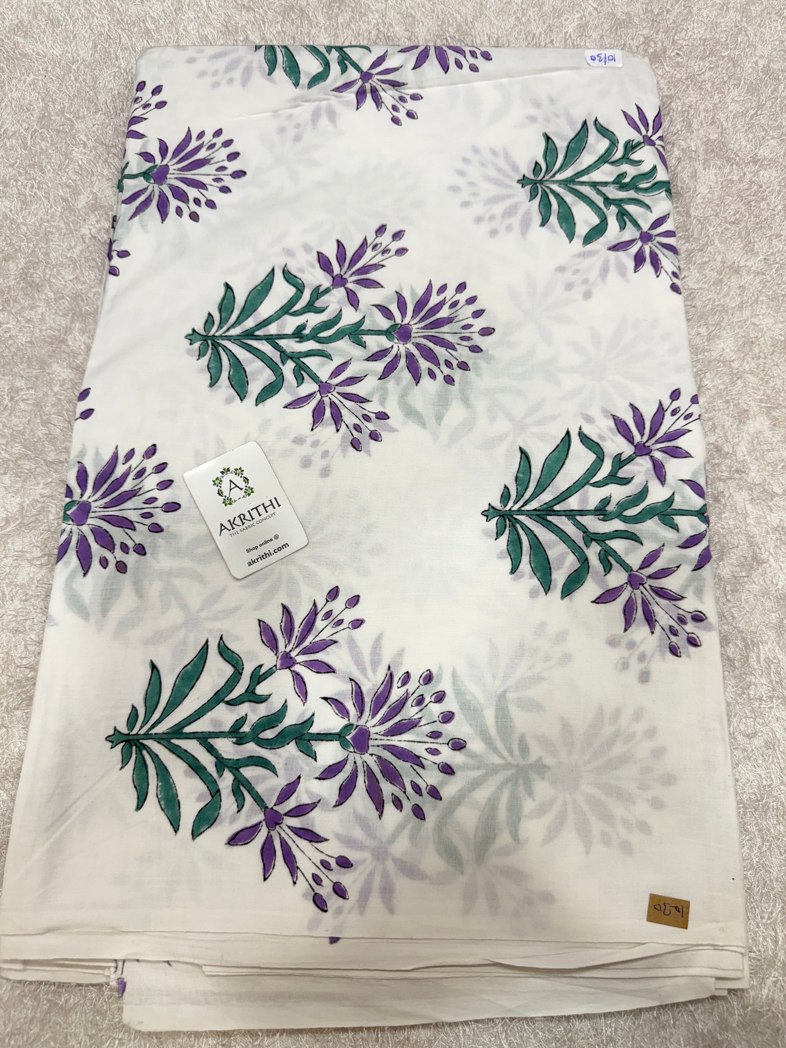 Buy pure cotton fabrics online | Plain cotton and printed cotton fabric ...