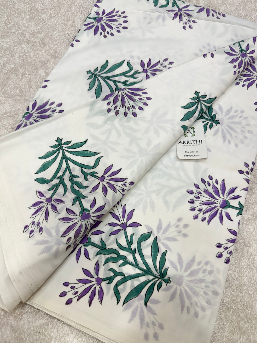 Buy pure cotton fabrics online | Plain cotton and printed cotton fabric ...
