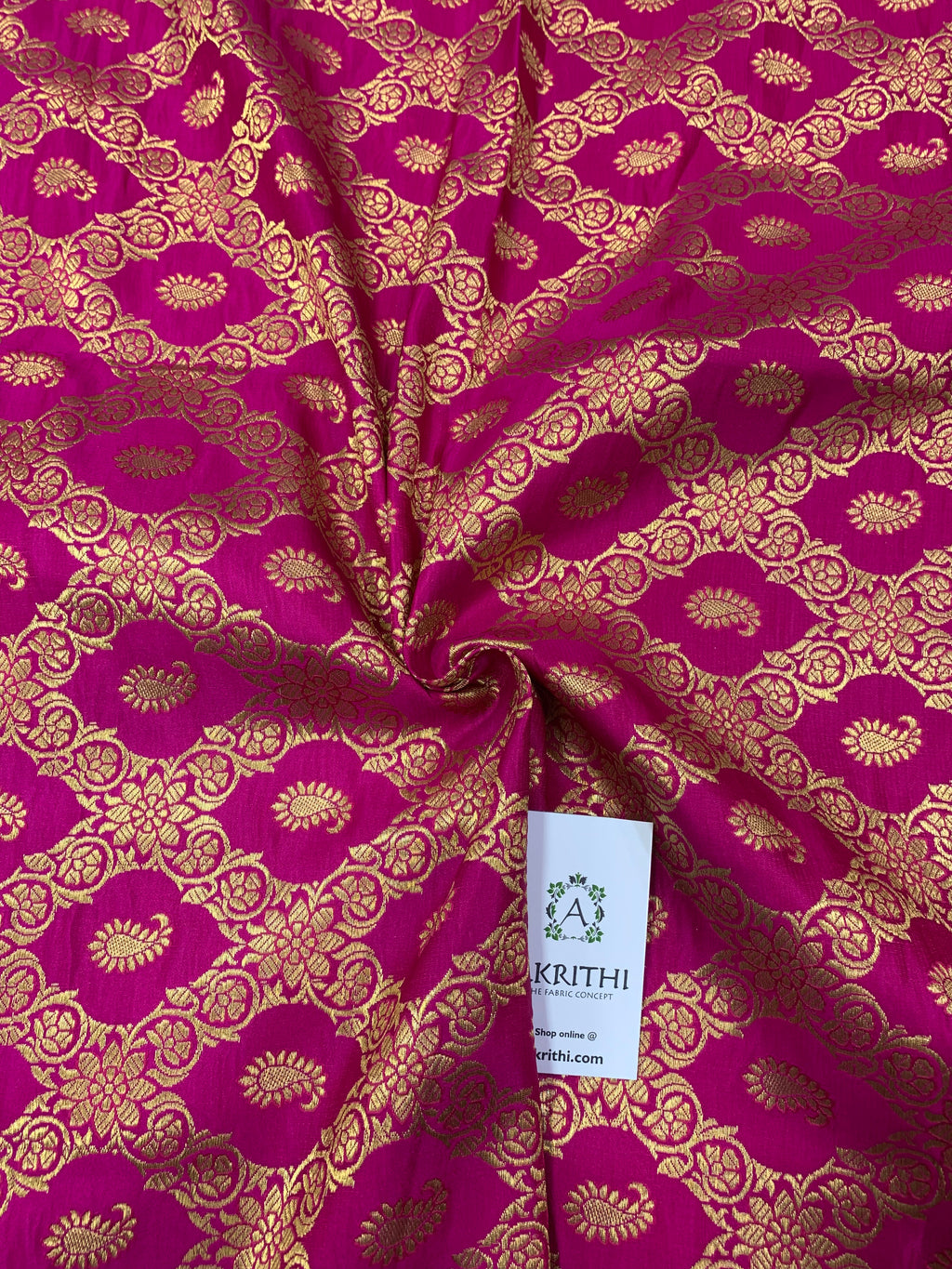 Buy Banarasi fabric online : Soft Banarasi brocade fabrics, Banarasi K ...