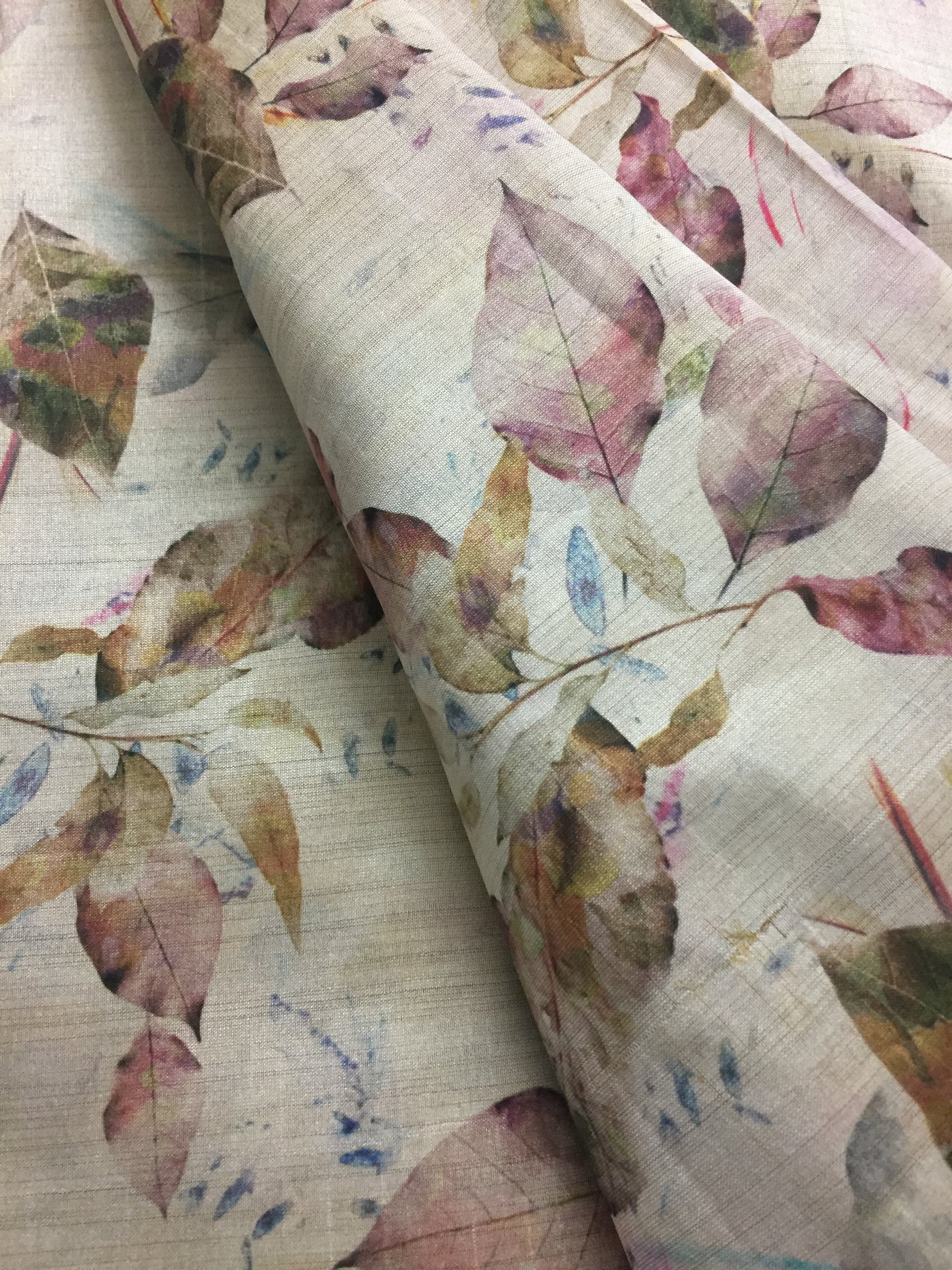 Printed silk fabric – Akrithi