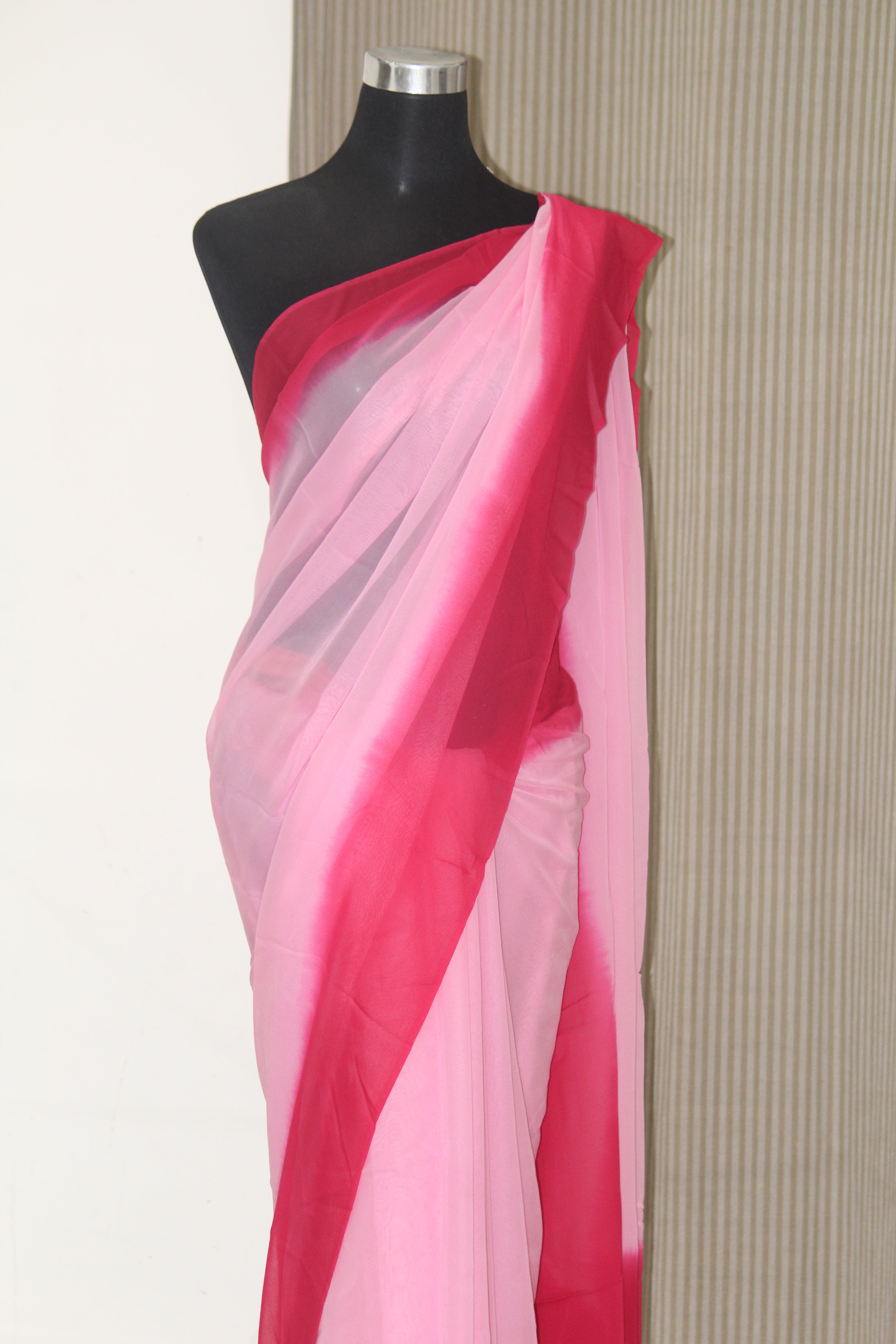 Buy shaded georgette saree online | double shaded and multi shaded ...