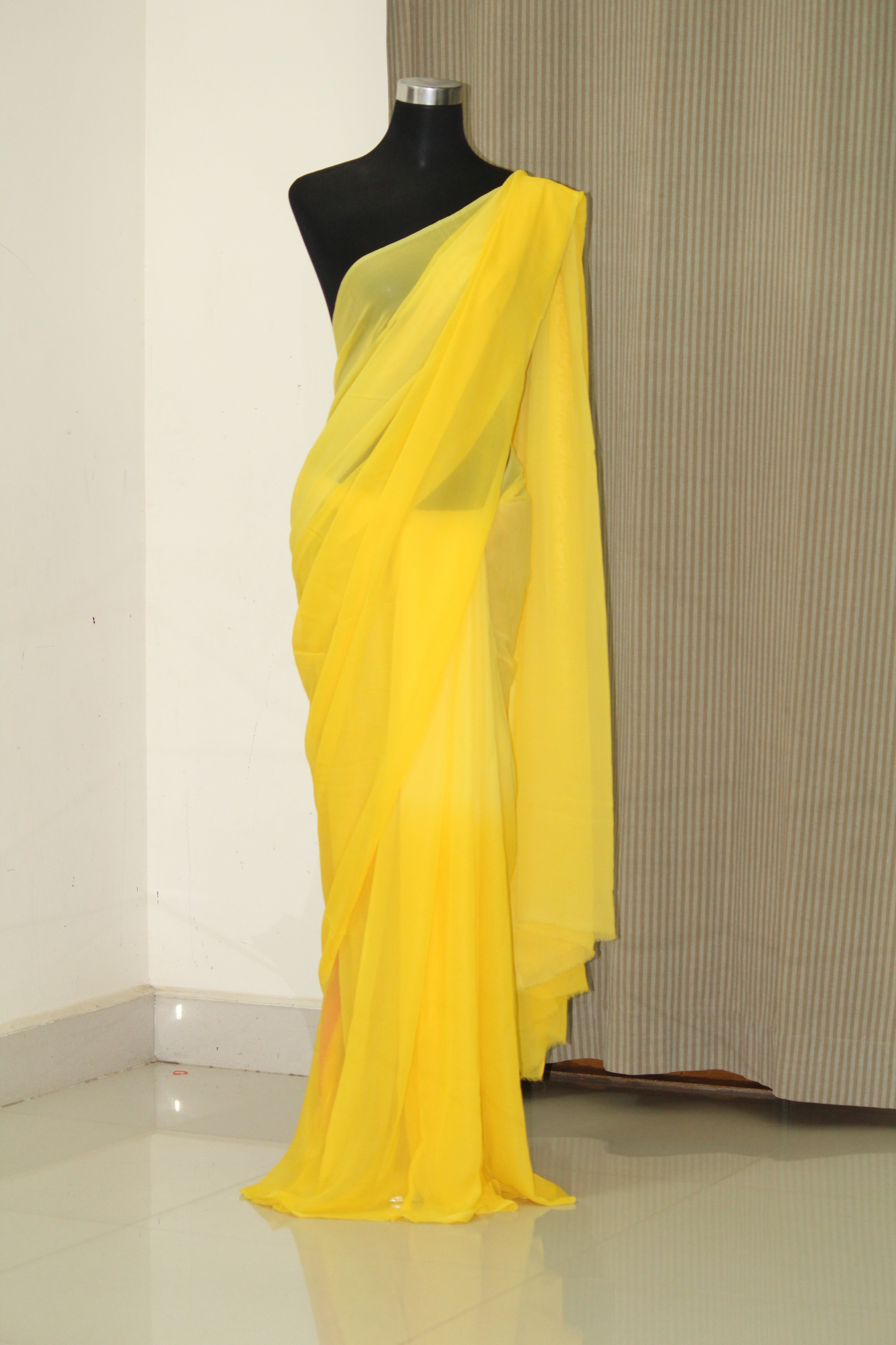 Buy shaded georgette saree online | double shaded and multi shaded ...